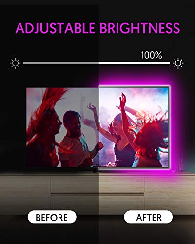 Avatar Controls TV LED Backlights, 9.8FT Smart LED Lights for Behind TV with Music Sync 16 Million Colors Changing RGB Strip Lights Works with Alexa Google Home for 40-60 inch TVs, WiFi APP Control