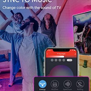 Avatar Controls TV LED Backlights, 9.8FT Smart LED Lights for Behind TV with Music Sync 16 Million Colors Changing RGB Strip Lights Works with Alexa Google Home for 40-60 inch TVs, WiFi APP Control