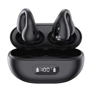 mianht hifi stereo sound bluetooth headset 5.3 wireless headphones bluetooth headset open headphones finger control hifi sound for sports open ear headset