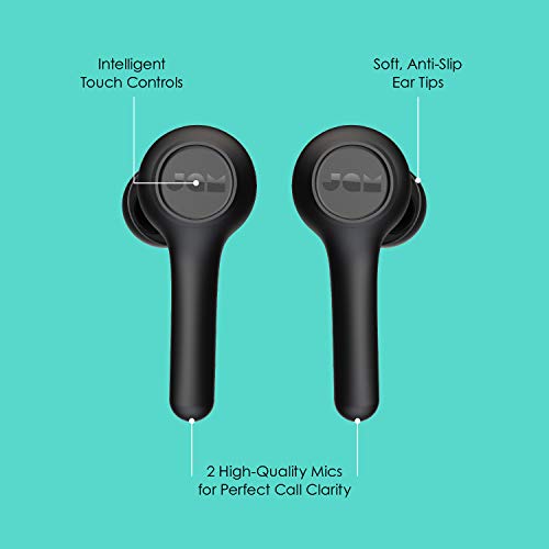 Jam True Wireless Exec Earbuds with Background Noise Reduction (Black)