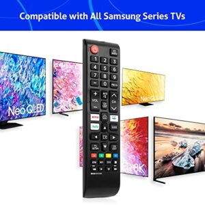 Newest Universal Replacement Remote Control BN59-01315A for All Samsung TV Remote Fit for All LED LCD HDTV 3D Smart TVs Models（with 3 Shortcuts Key）