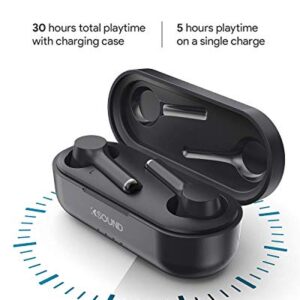 Aipower K01 True Wireless Earbuds Bluetooth 5.0 with 30H Playtime, IPX5 Waterproof, Volume Control, Hands-Free Wireless Headphones Single/Twin Mode