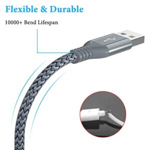 6.6FT 5V USB to DC 3.5mm x 1.35mm Plug Charging Cable Replacement Charger Cord for Foreo Luna/Luna2/Luna3/Luna Mini/Luna Mini 2/FOREO ISSA Series E-Toothbrush,USB Hub,Mini Speaker,USB Fan,Table Lamp