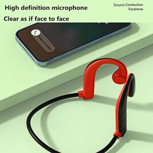 Headphones Wireless Bluetooth, HiFi Bones Conduction Wireless Headphone Upgrade Bluetooth 5.2 Bone-Drive Support Sd Card Headset Stereo Earphone Sport for Music