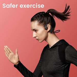 Headphones Wireless Bluetooth, HiFi Bones Conduction Wireless Headphone Upgrade Bluetooth 5.2 Bone-Drive Support Sd Card Headset Stereo Earphone Sport for Music