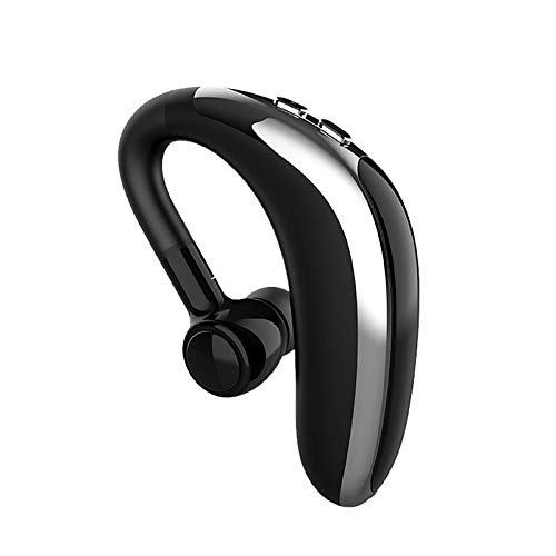 New Blue-Tooth Headset, Bluetooth Stereo Headset in Ear High Power Super Long Standby Business Sports with Microphone for Working/Travel/Gym (Black)