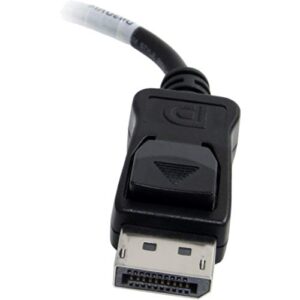 StarTech.com DisplayPort to DVI Adapter - Active DisplayPort to DVI-D Adapter/Video Converter 1080p - DP 1.2 to DVI Monitor Cable Adapter Dongle - DP to DVI Adapter - Latching DP Connector (DP2DVIS)