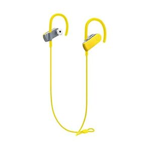 audio-technica ath-sport50btbk sonicsport bluetooth wireless in-ear headphones, yellow