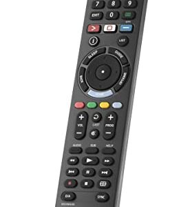 One For All TV Replacement Remote Compatible with Sony TVs Only (LCD, LED, OLED, Plasma) - Ideal Replacement Remote Control with Same Functions as The Original Remote, Black, Model URC4812