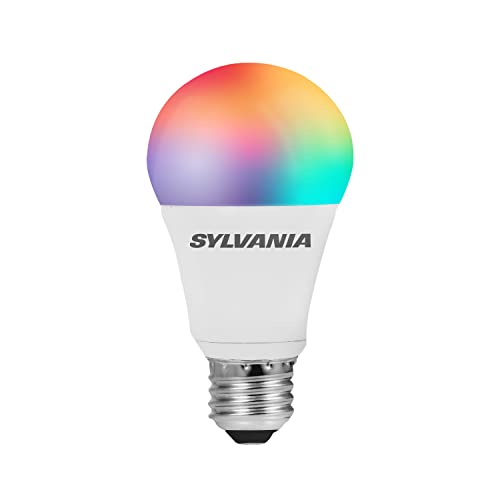 SYLVANIA SMART+ ZigBee Full Color and Tunable White A19 LED Bulb, Works with SmartThings, Wink, and Amazon Echo Plus, Hub Needed for Amazon Alexa and Google Assistant, 1 pack