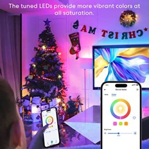 Smart Light Bulb, meross Smart WiFi LED Bulbs Compatible with Apple HomeKit, Siri, Alexa, Google Assistant and SmartThings, Dimmable E26 Multicolor 2700K-6500K RGBWW, 810 Lumens 60W Equivalent, 4 Pack