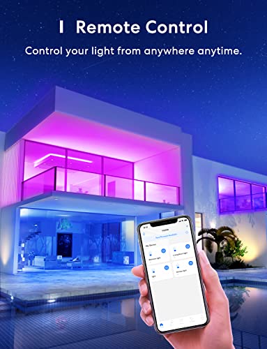 Smart Light Bulb, meross Smart WiFi LED Bulbs Compatible with Apple HomeKit, Siri, Alexa, Google Assistant and SmartThings, Dimmable E26 Multicolor 2700K-6500K RGBWW, 810 Lumens 60W Equivalent, 4 Pack