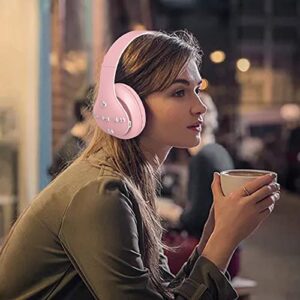 Bluetooth5.1 Headphones Over-Ear,ST93 Wireless Foldable Support TF Card ABS Portable Headsets Noise Cancelling Soft Earmuffs Headsets for Gaming Running Blue