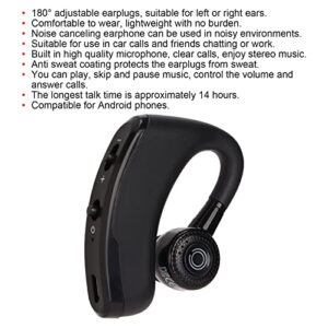 Zyyini V9 Wireless Earbuds,180° Adjustable Ear Hook Earphone Built in Microphone, Sports Driving Business Earphone for Android Phones and Other Bluetooth Devices