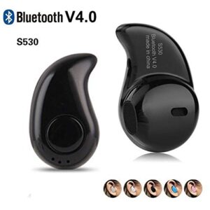 LUYANhapy9 Bluetooth Earphone S530 Mini Wireless Bluetooth V4.1 Sport Earphone Headset Headphone for Phone PC White