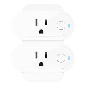 sengled smart plugs, hub required, works with smartthings and amazon echo with built-in hub, voice control with alexa and google home, 15amp smart socket, work as zigbee repeater, etl listed, 2 pack