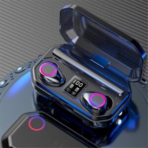 Wireless Bluetooth 5.0 Headphones with Microphone Sports Music Waterproof Long Battery Life Led Digital Display Lightweight Comfortable Headphones 2023