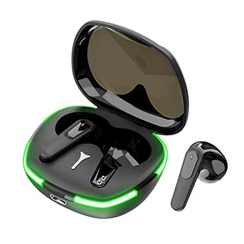 TOUMENY Wireless Bluetooth Headset, Sports Running in-Ear Wireless Bluetooth Headset, Wireless Earbuds, Bluetooth 5.1 Touch Digital Display Noise-Canceling