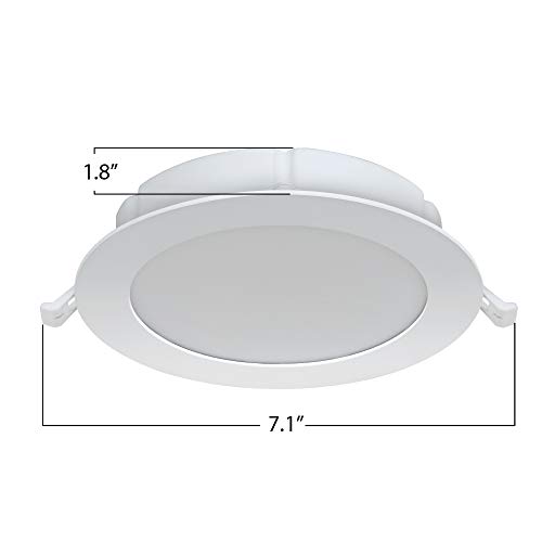 Feit Electric LEDR6XT/RGBW/CA/AG 6" 65 Watt Equivalent WiFi Color Changing, Tunable White, No Hub Required, Alexa or Google Assistant, No Hub Required LED Smart Canless Retrofit Recessed Downlight Kit