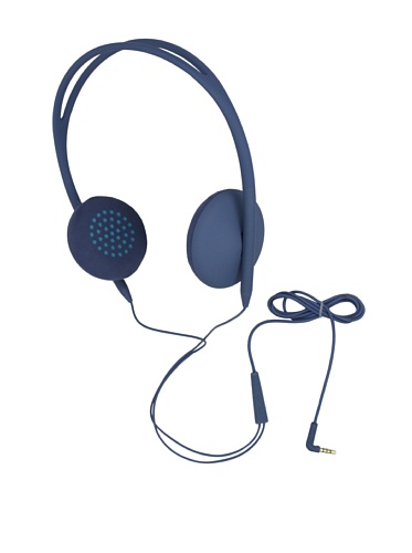 Incase Men's Pivot On-Ear Lite Headphones, Dove/Fluro Blue