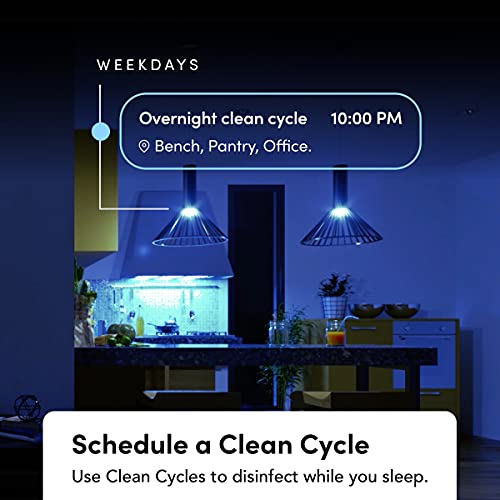 LIFX Clean, A19 1100 lumens, Full Color with Antibacterial HEV, Wi-Fi Smart LED Light Bulb, No Bridge Required, Works with Alexa, Hey Google, HomeKit and Siri (1-Pack)