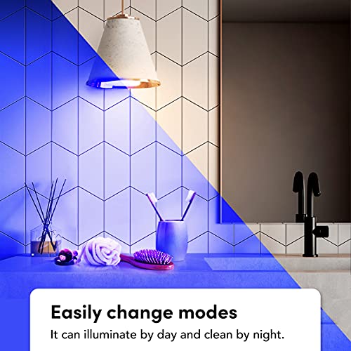 LIFX Clean, A19 1100 lumens, Full Color with Antibacterial HEV, Wi-Fi Smart LED Light Bulb, No Bridge Required, Works with Alexa, Hey Google, HomeKit and Siri (1-Pack)