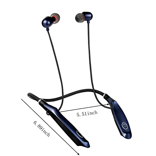 #QB15N5 Wireless Bluetooth Headphones Neck Hanging in-Ear Type Sports Running Ultra-Long Life Headphones