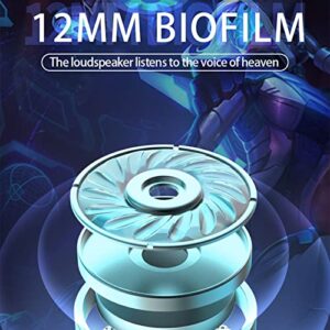 Wireless Bluetooth Headset, Low Latency Glowing Gaming Headset, Binaural Stereo Smart Noise Reduction, for Sport, Gaming