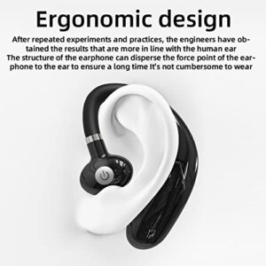 EEkore Wireless Bluetooth Headset Sport Headphones Sport Business Ear Buds Intelligent Noise Cancellation Ultra-Long Life Hanging Ear Wireless Bluetooth Headset