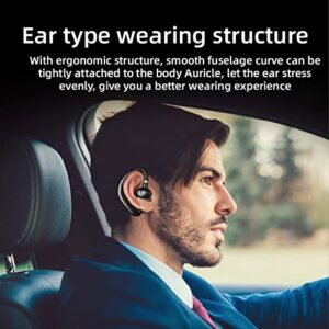 EEkore Wireless Bluetooth Headset Sport Headphones Sport Business Ear Buds Intelligent Noise Cancellation Ultra-Long Life Hanging Ear Wireless Bluetooth Headset