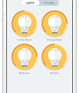 Cree Lighting BA19-08027OMF-12CE26-1C100 Cree Connected LED Smart Bulb, 1pk, Soft White (Packaging may vary)