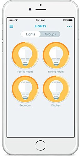 Cree Lighting BA19-08027OMF-12CE26-1C100 Cree Connected LED Smart Bulb, 1pk, Soft White (Packaging may vary)