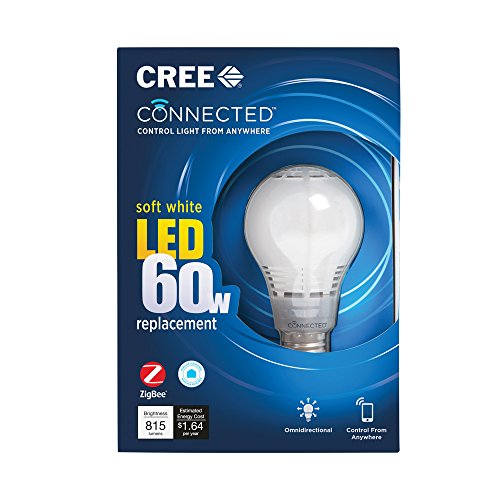 Cree Lighting BA19-08027OMF-12CE26-1C100 Cree Connected LED Smart Bulb, 1pk, Soft White (Packaging may vary)