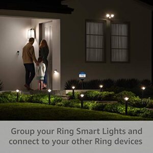 Ring Solar Floodlight -- Outdoor Motion-Sensor Security Light, White (Bridge required)