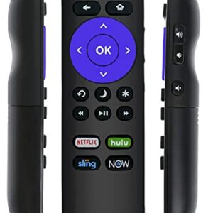 Remote Control Compatible with All Sharp Roku TV LC-50LBU591U LC-50LBU711U LC-55LBU591U LC-55LBU711U LC-43LBU591U LC-32LB601U LC-24LB601U LC-50LB601U LC-40LB601U LC-65Q7370U LC-43LB601U