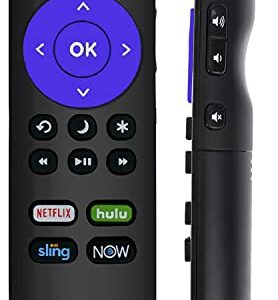 Remote Control Compatible with All Sharp Roku TV LC-50LBU591U LC-50LBU711U LC-55LBU591U LC-55LBU711U LC-43LBU591U LC-32LB601U LC-24LB601U LC-50LB601U LC-40LB601U LC-65Q7370U LC-43LB601U