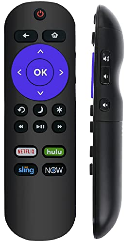 Remote Control Compatible with All Sharp Roku TV LC-50LBU591U LC-50LBU711U LC-55LBU591U LC-55LBU711U LC-43LBU591U LC-32LB601U LC-24LB601U LC-50LB601U LC-40LB601U LC-65Q7370U LC-43LB601U