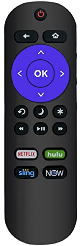 Remote Control Compatible with All Sharp Roku TV LC-50LBU591U LC-50LBU711U LC-55LBU591U LC-55LBU711U LC-43LBU591U LC-32LB601U LC-24LB601U LC-50LB601U LC-40LB601U LC-65Q7370U LC-43LB601U