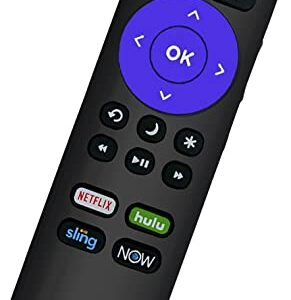 Remote Control Compatible with All Sharp Roku TV LC-50LBU591U LC-50LBU711U LC-55LBU591U LC-55LBU711U LC-43LBU591U LC-32LB601U LC-24LB601U LC-50LB601U LC-40LB601U LC-65Q7370U LC-43LB601U