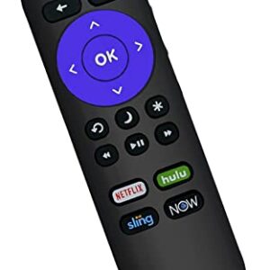 Remote Control Compatible with All Sharp Roku TV LC-50LBU591U LC-50LBU711U LC-55LBU591U LC-55LBU711U LC-43LBU591U LC-32LB601U LC-24LB601U LC-50LB601U LC-40LB601U LC-65Q7370U LC-43LB601U