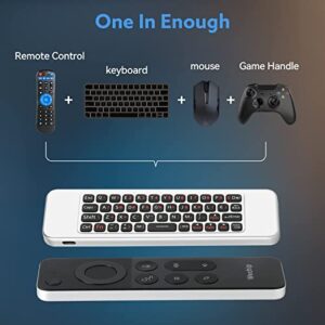 WeChip W3 Air Mouse Universal Voice Remote Control with Keyboard for Nvidia Shield/Android TV Box/PC/Laptop/Projector/HTPC/Media Player