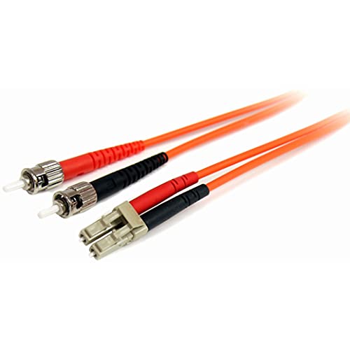 StarTech.com 3m Fiber Optic Cable - Multimode Duplex 62.5/125 - LSZH - OM1 - LC to ST Cat6 Patch Cable (FIBLCST3)