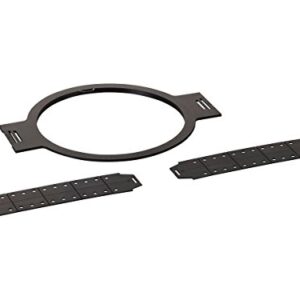 Monoprice Rough-in Bracket for 8in Round Speaker (Each), Speaker Cutout diameter is 10in, Black