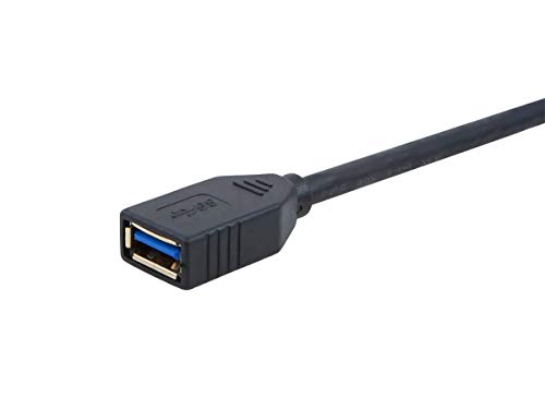 Monoprice 113749 Select Series USB 3.0 A to A Female Extension Cable 1.5ft use with PlayStation, Xbox, Oculus VR, USB Flash Drive, Card Reader, Hard Drive, Keyboard, Printer, Camera and More!