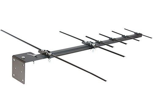 Channel Master STEALTHtenna Digital HDTV Directional Outdoor TV Antenna - VHF, UHF Aerial with Adjustable Angle Bracket for Mast Pole or Vertical Surface Mounting Outside or in Attic - CM-3010HD