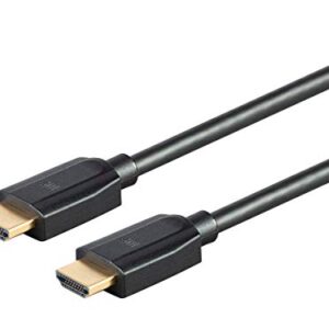 Monoprice Ultra 8K High Speed HDMI Cable - 6 Feet - Black, 48Gbps, 8K, Dynamic HDR, eARC - DynamicView Series