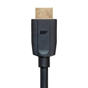 Monoprice Ultra 8K High Speed HDMI Cable - 6 Feet - Black, 48Gbps, 8K, Dynamic HDR, eARC - DynamicView Series