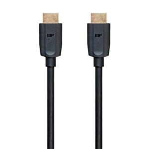 Monoprice Ultra 8K High Speed HDMI Cable - 6 Feet - Black, 48Gbps, 8K, Dynamic HDR, eARC - DynamicView Series