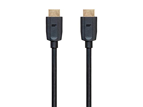 Monoprice Ultra 8K High Speed HDMI Cable - 6 Feet - Black, 48Gbps, 8K, Dynamic HDR, eARC - DynamicView Series