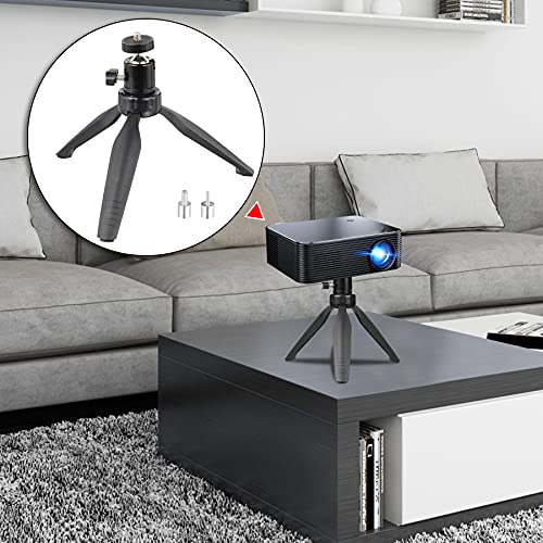 SoeKoa Mini Projector Tripod Mount Compatible with DR.J Upgrade, DBPOWER, Anker, AAXA Technologies, Artlii, LoongSon, APEMAN and Most Other Mini Projector